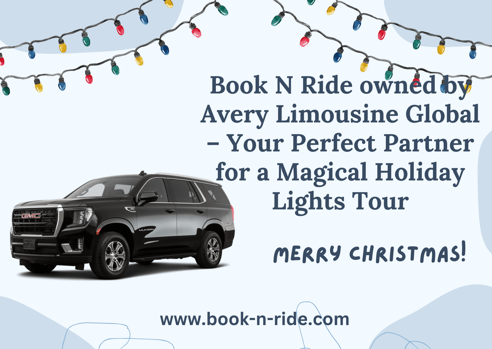 Long Island limo to Christmas lights tour NYC - Book N Ride